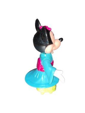 Disney | Toys | Minnie Mouse Figurine In Blue Kimono With Pink Accents ...